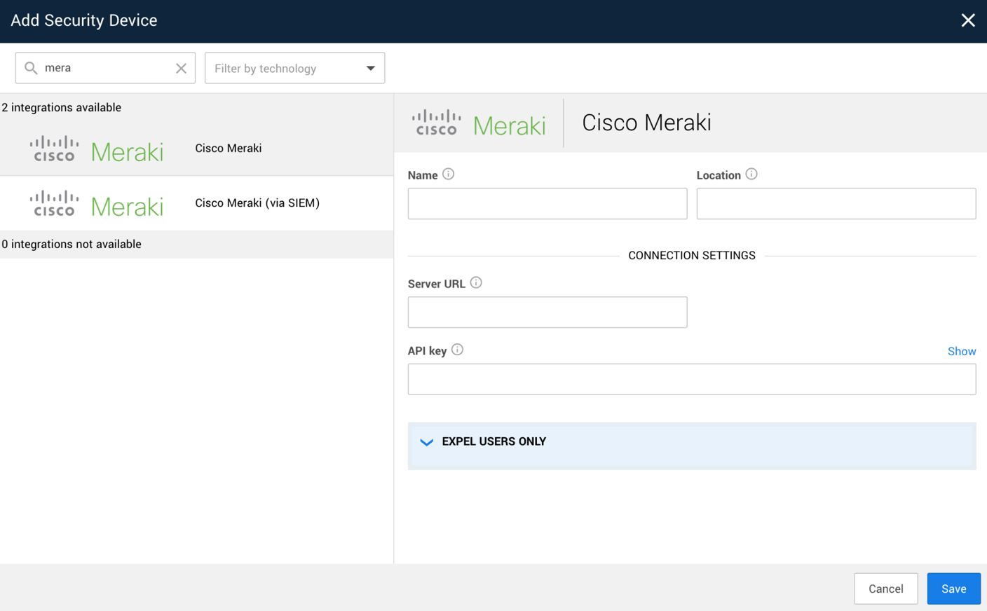 Cisco Meraki Setup for Workbench – Expel Help Center